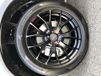 BEST写真館 | 日産 エクストレイル T33/SNT33 の RAYS(レイズ) HOMURA ホムラ 19 セミグロスブラック/RAP(レッドクリア)(B7J) を表示 | タイヤと ...