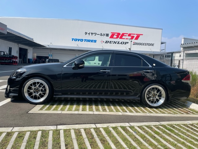 BEST写真館 | トヨタ クラウンアスリート GRS200/GRS201/GRS204 の BBS LM-R 19 ダイヤモンドブラック ...
