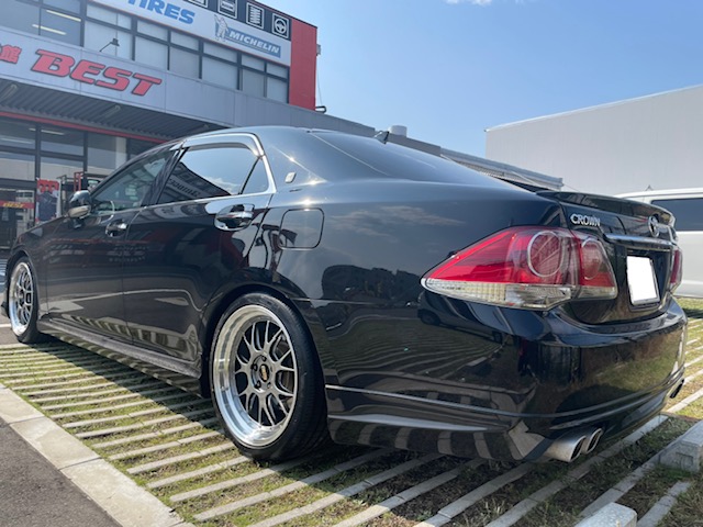 BEST写真館 | トヨタ クラウンアスリート GRS200/GRS201/GRS204 の BBS LM-R 19 ダイヤモンドブラック ...