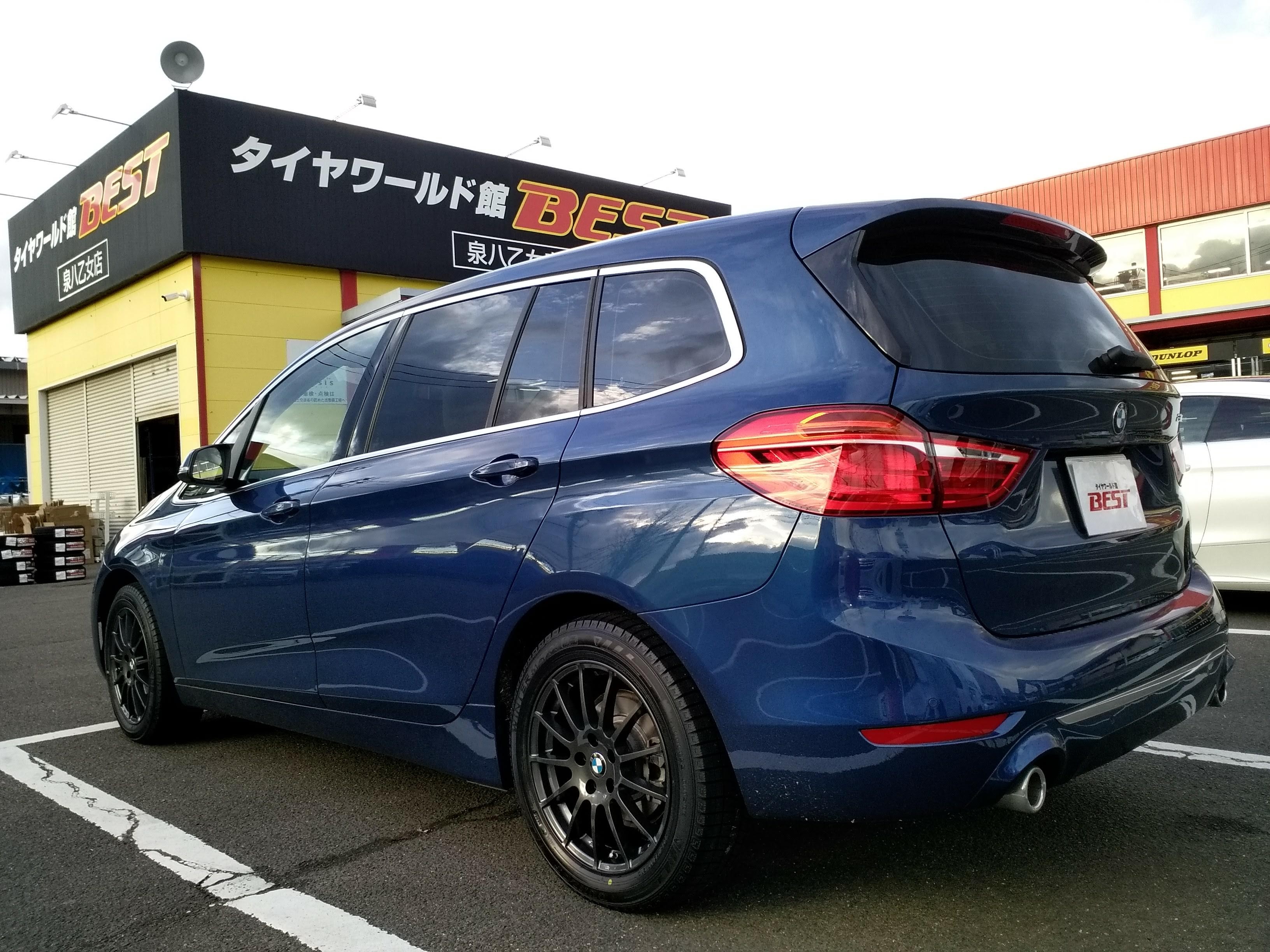 BEST写真館 | BMW 2シリーズ (F46) グランツアラー 218d の Weds(ウェッズ) IRVINE アーヴィン 17 ガン ...