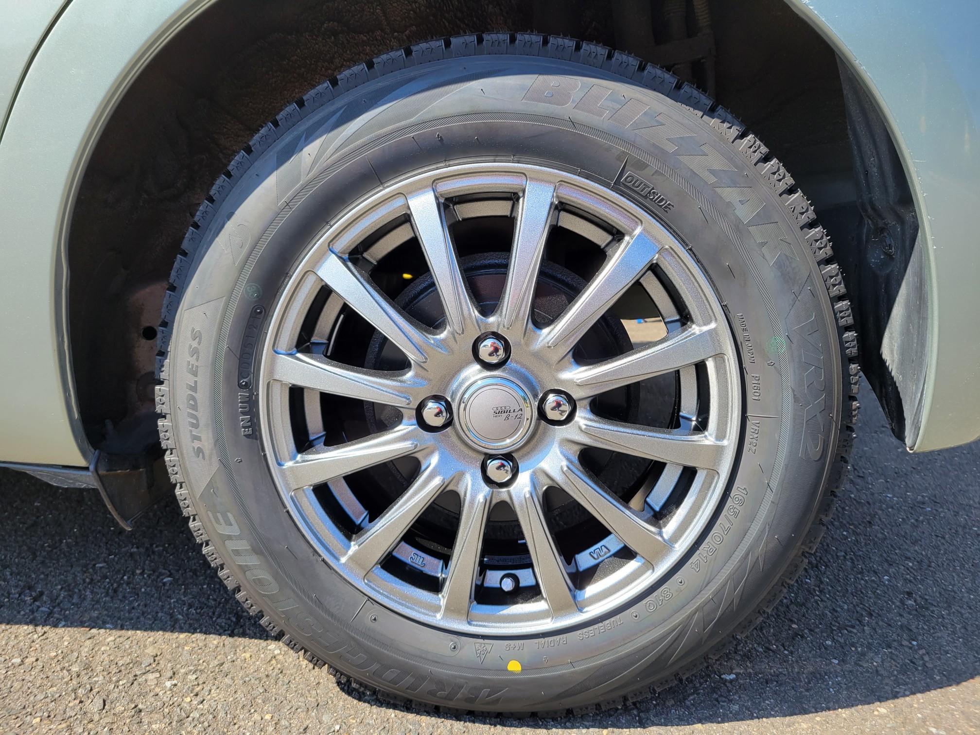 BEST写真館 | トヨタ ヴィッツ NSP130/NSP135 の TOPY(トピー実業) SIBILLA シビラ 14 セラミックグレー ...