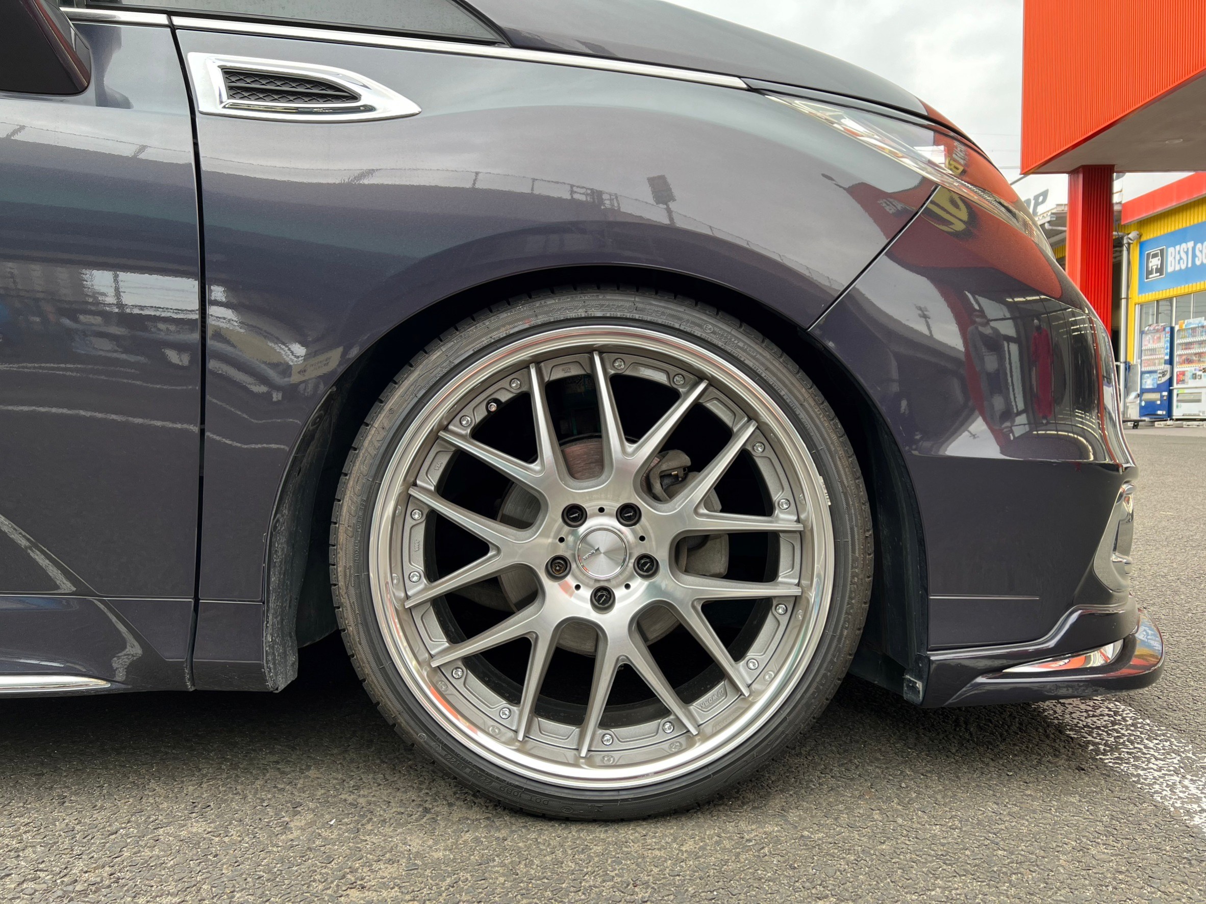 BEST写真館 | ホンダ オデッセイ RC1/RC2/RC4 の WORK(ワーク) Lanvec ランベック 20 GRシルバーカットクリア(GRP) を表示 | タイヤとアルミホイールの ...